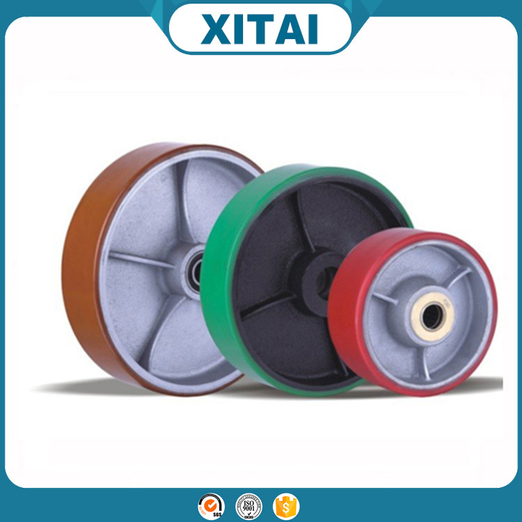 High Quality Factory Supplied Polyurethane Material 95 Shore A pu solid wheel tire