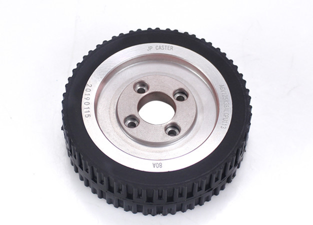 Electric forklift drive wheel CPU polyurethane caster 5-inch aluminum ...